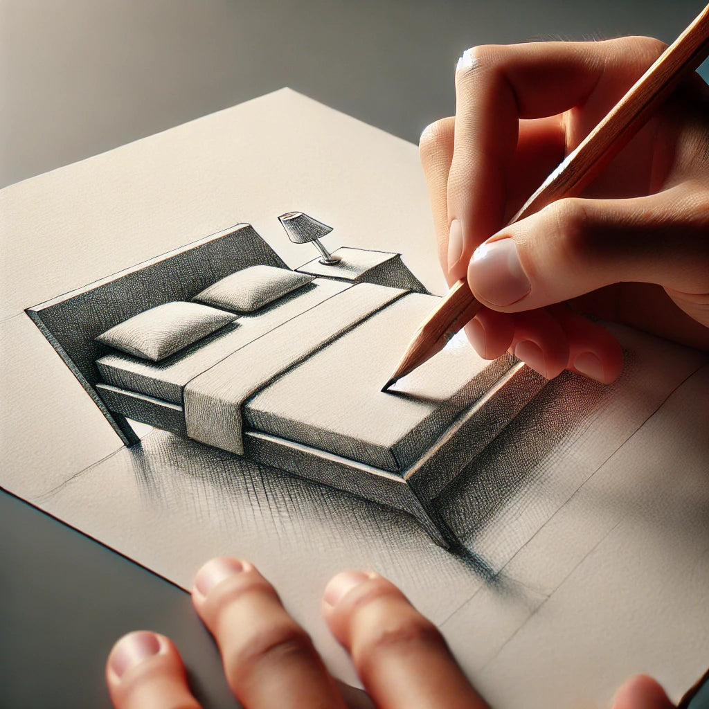 Comment dessiner un lit comme un pro